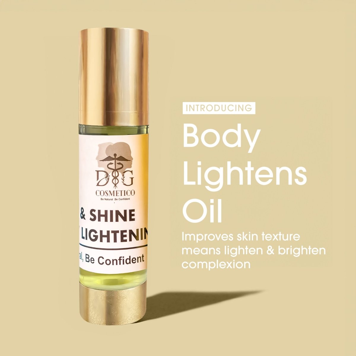 Brite & Shine Body Lightening Oil – DGCOSMETICO