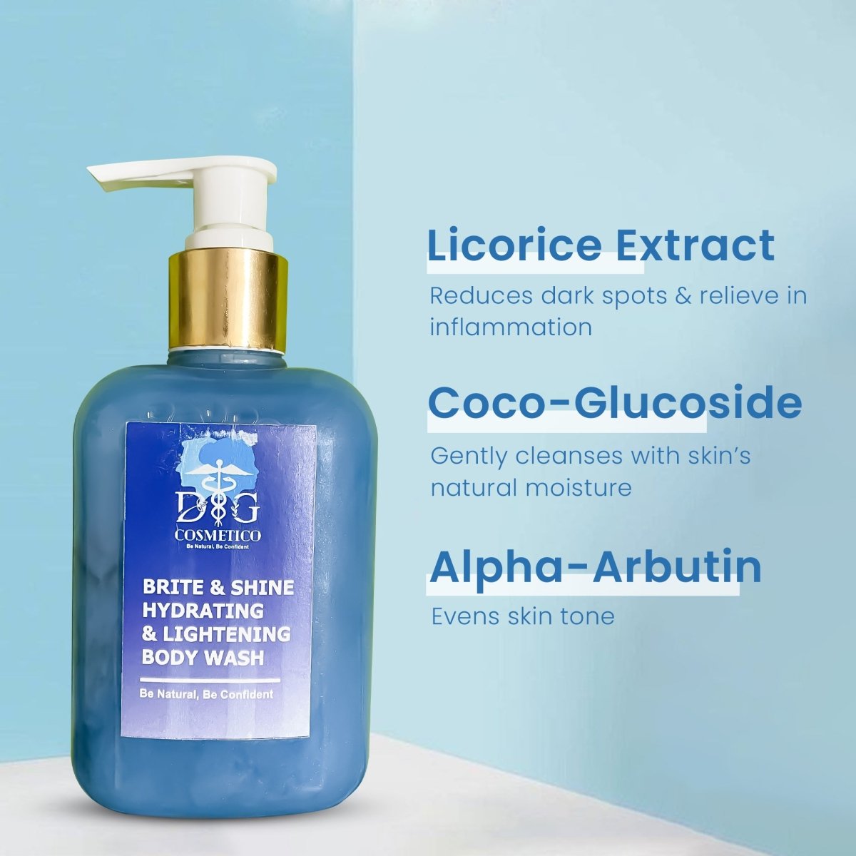 Brite & Shine HYDRATING AND LIGHTENING BODY WASH – DGCOSMETICO