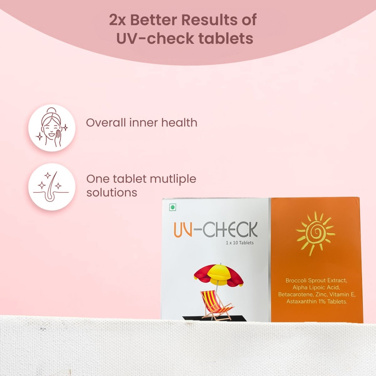 UV Check Tablets: Oral Sunscreen – DGCOSMETICO
